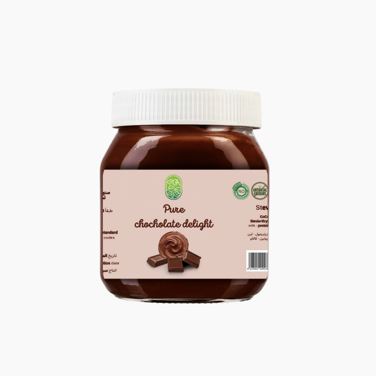 Dark Chocolate Spread - Natural & Protein-Rich | OrgaEgy